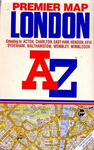 A-Z PREMIER MAP of London, Geographers' A-Z Map Company £5.49 - PicClick UK