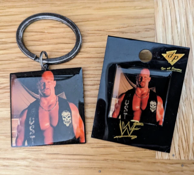 WWF WWE OFFICIAL Stone Cold Steve Austin DP Pin Badge Retro Vintage ...