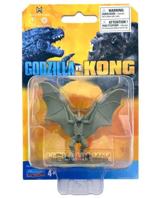 MINI FIGURINE GODZILLA vs KONG MonsterVerse Hellhawk playmates 2021 ...