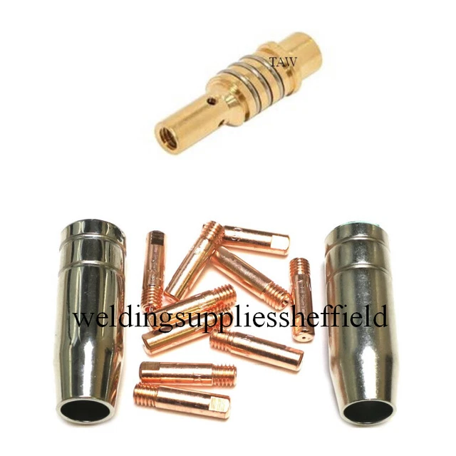 Mig Gun Torches MB25 MIG Welding Torch Lance 25AK EURO Fit Gas Gasless ...