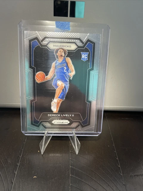CARTA DERRICK LIVELY Jr 2023-24 Prizm Basket Rookie RC Mavericks EUR 3 ...