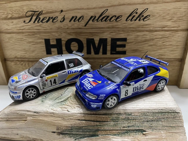 LOT RENAULT CLIO & Megane Maxi Kit Car 1995 1996 1/43 Ragnotti Monte ...