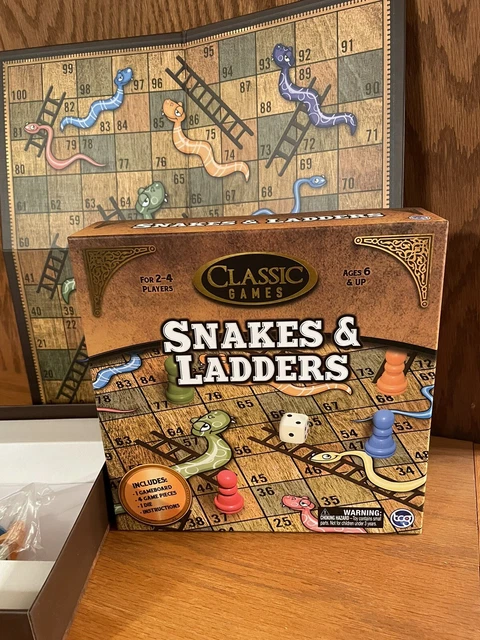 TRADITIONS SNAKES AND Ladders Board Game Fun Family classic NEW £5.88 ...