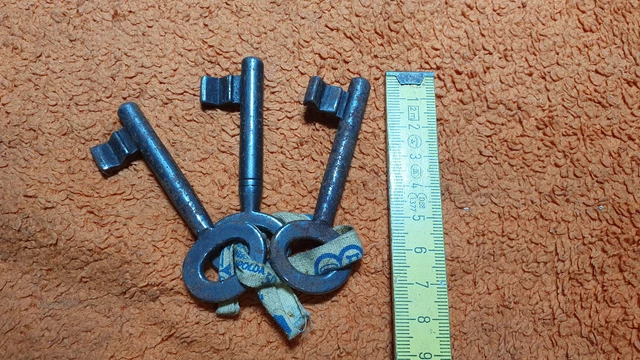 SCHLÜSSEL BARTSCHLÜSSEL BART für Einbauschloss Schloss Schloß Requisite Tür EUR 4,99 - PicClick DE