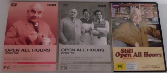 OPEN ALL HOURS (series 1 & 2 ) / Still Open All Hours (series 1) 3 DVDs ...