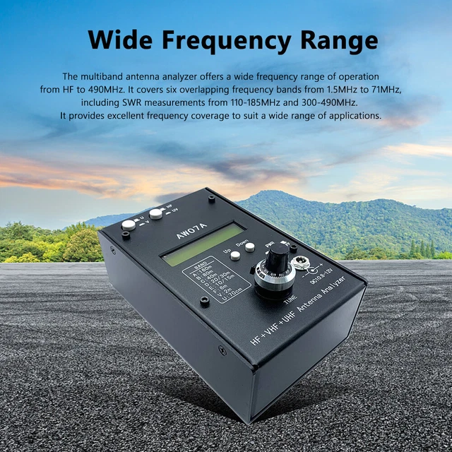 HF +UV SPECTRUM Analyzers HF/VHF/UHF AW07A Impedance Analyzer 160M ...