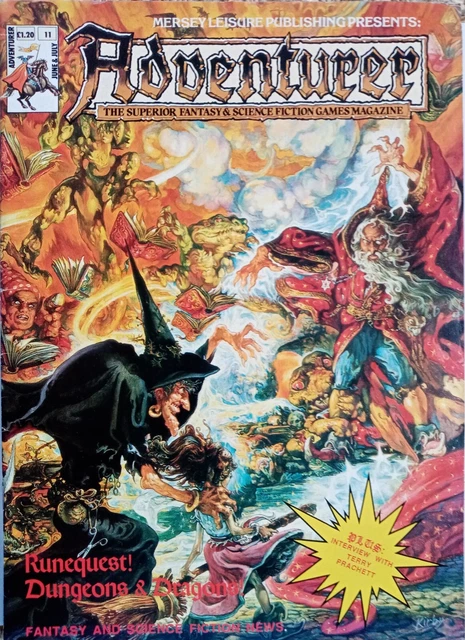 ADVENTURER GAMES MAGAZINE Issue 11 (1987) Terry Prachett £6.44 ...