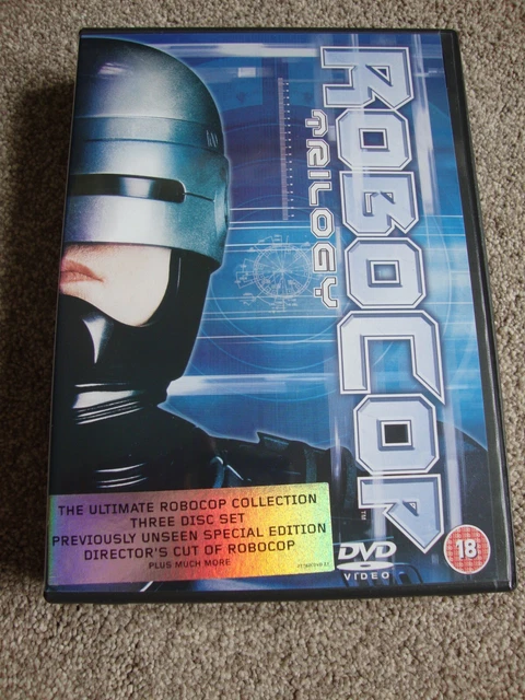 ROBOCOP DVD TRILOGY The Ultimate Robocop Collection 3 Disc DVD Box Set ...