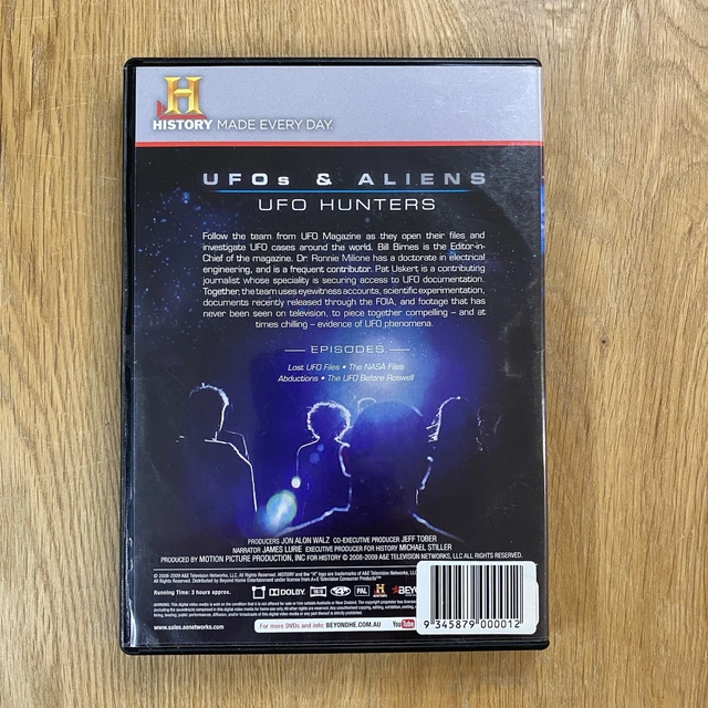 UFO’S AND ALIENS UFO Hunters DVD History Channel VGC R4 PAL Free ...