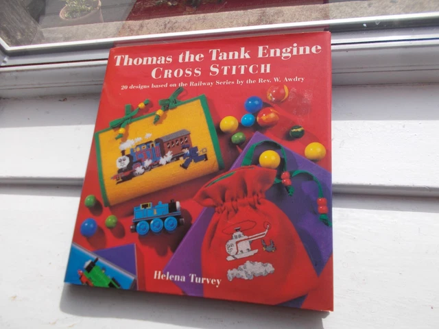 THOMAS THE TANK Engine Cross Stitch 1995 Hamlyn HB edition £7.99 ...
