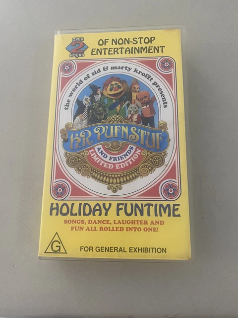 H.R. PUFNSTUF AND friends-Holiday Funtime Limited Edition VHS $20.00 ...