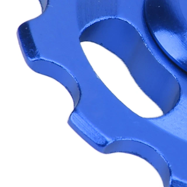 (BLUE)11 TEETH FLYWHEEL Guide Wheel Bicycle Rear Derailleur Pulley Easy ...