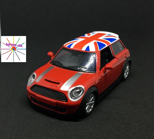 MINI COOPER PULL Back 1:36 Scale Die Cast Model Toy Car Red - uk £12.99 ...