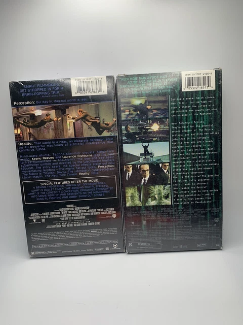 THE MATRIX & Matrix Reloaded Vhs Movies Brand New Factory New Sealed ...