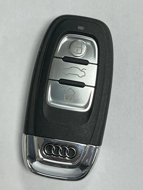 Genuine Audi 3 Button Remote Smart Key Fob A4 A5 A6 A7 Etc Tested 8k0