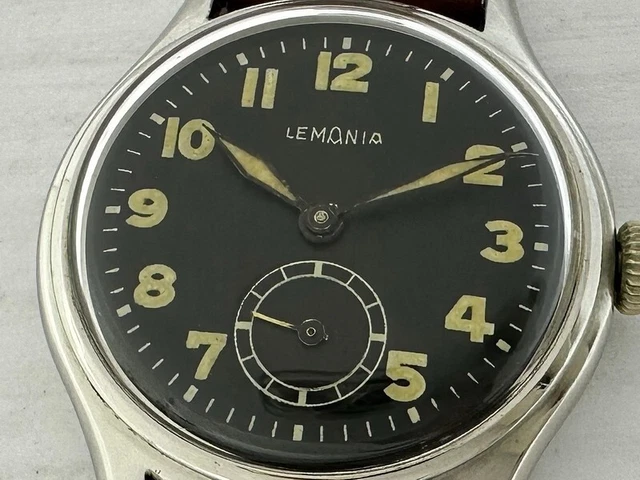 MONTRE HOMME LEMANIA Luftwaffe Pilots WWII Vintage 1939-1945 Suisse ...