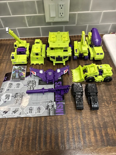 TRANSFORMERS COMBINER WARS Devastator Constructicons ~ Complete $350.00 ...