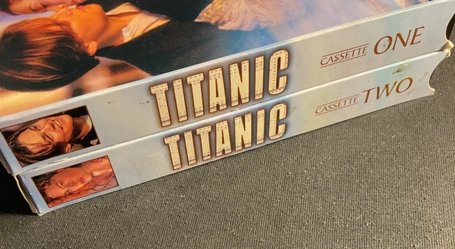 TITANIC (VHS, 1998, 2-Tape Set, Pan-and-Scan) No Outer Box £2.71 ...
