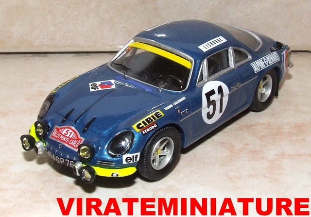 ALPINE A110 RALLYE Monte Carlo 1970 Jean Luc Therier Trofeu Limitee A ...