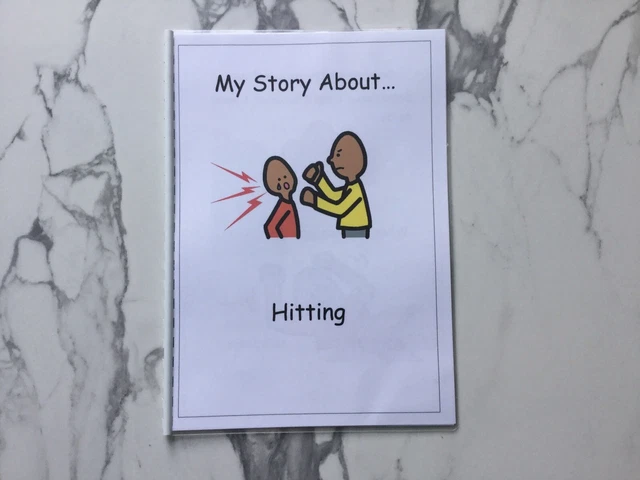 PECS/BOARDMAKER HITTING SOCIAL Story for Autism/TSA/TDAH/SEN/Aspergers ...