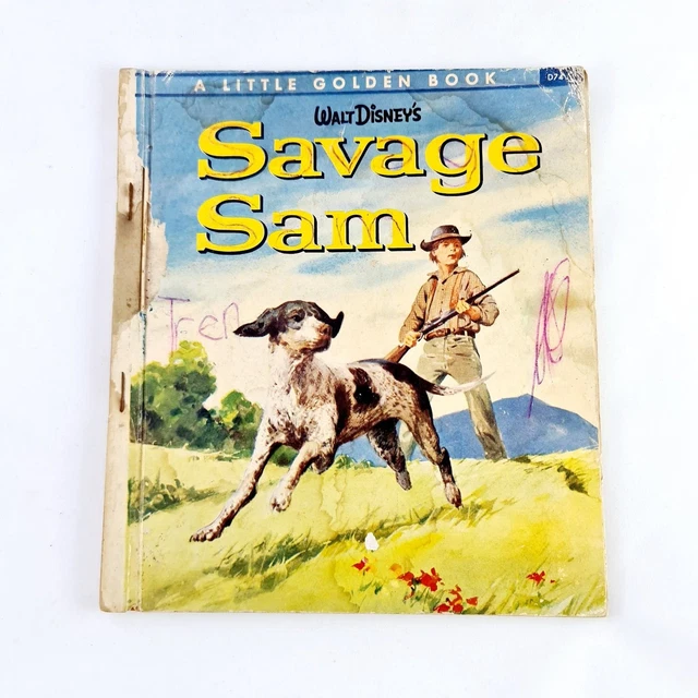 WALT DISNEY'S SAVAGE Sam A Little Golden Book, 1963 EUR 10,83 - PicClick FR