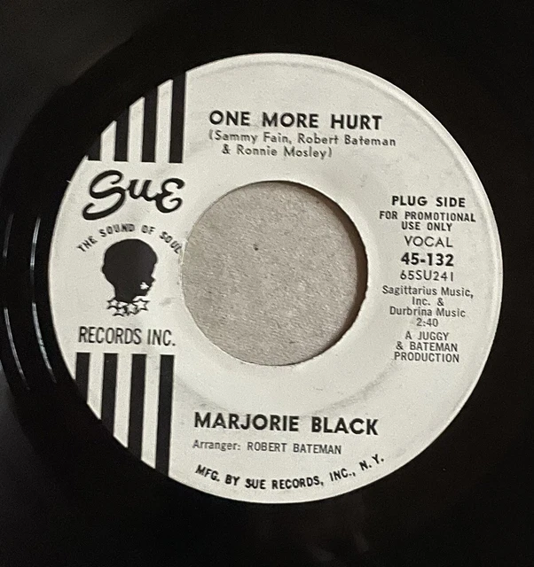 MARJORIE BLACK-ONE MORE Hurt- Sue (WLP) Northern Soul Original 45 EUR 139,92 - PicClick IT