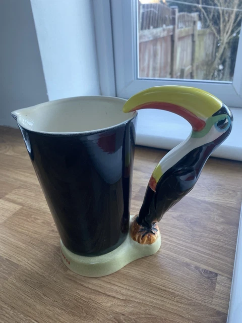 VERY RARE MY GOODNESS - MY GUINNESS TOUCAN JUG by carlton ware 40's/50 ...