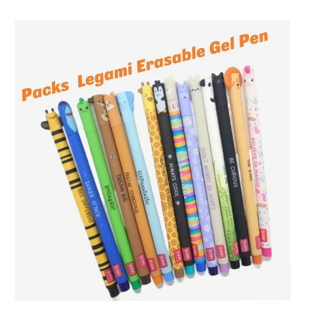 LEGAMI ERASABLE GEL Pen Set - Smooth Writing For Kids Thermosensitive ...