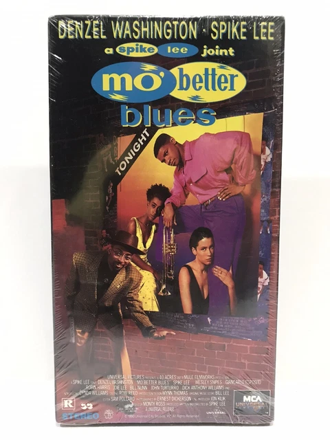 NEW MO' BETTER Blues VHS HTF Sealed Spike Lee Joint Clean Denzel ...