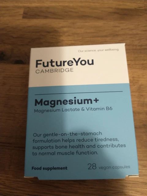 FUTUREYOU CAMBRIDGE MAGNESIUM+ 6 Mths Supply Supplements RRP £63 bought ...