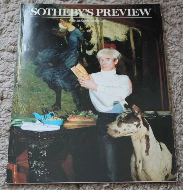 CATALOGUE VENTE SOTHEBY'S Preview 1988 Andy Warhol Collection Kevin ...
