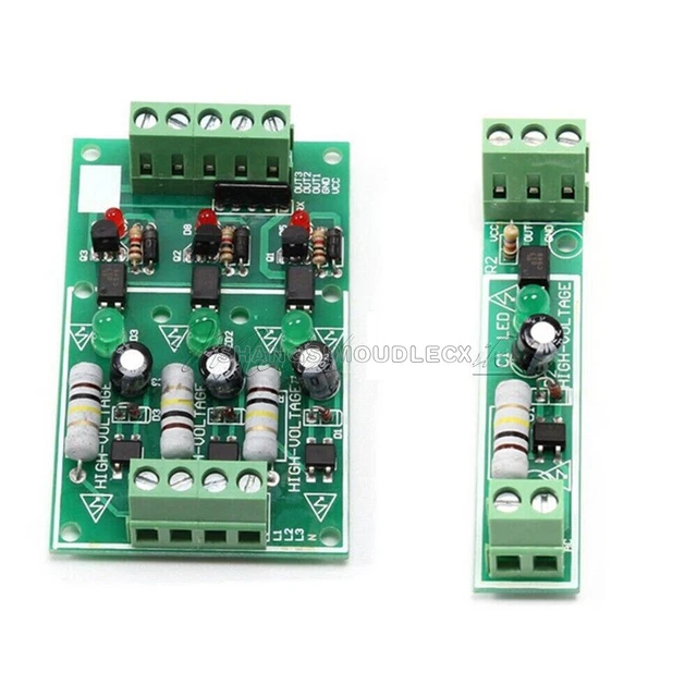 1/3 CHANNEL BIT AC 220V Optocoupler Isolation Module Board Adaptive For ...