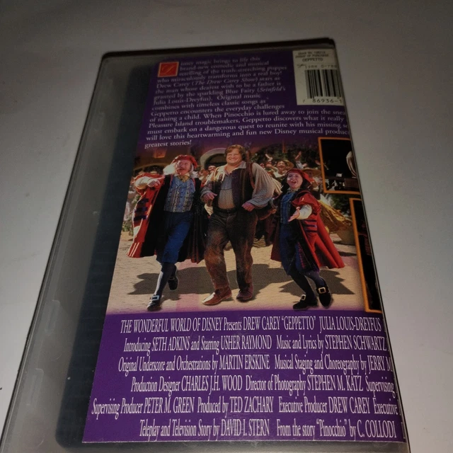 GEPPETTO (VHS, 2000) Hard Plastic Rental Case £7.87 - PicClick UK