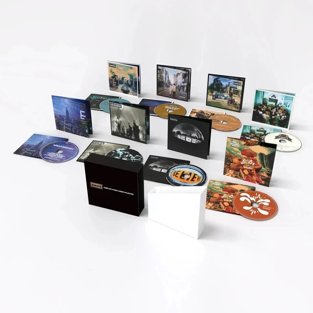 OASIS COMPLETE STUDIO Album Collection Limited Edition 8 x CD Box Set ...