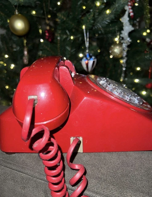 VINTAGE RED ROTARY telephone dial £61.35 - PicClick UK