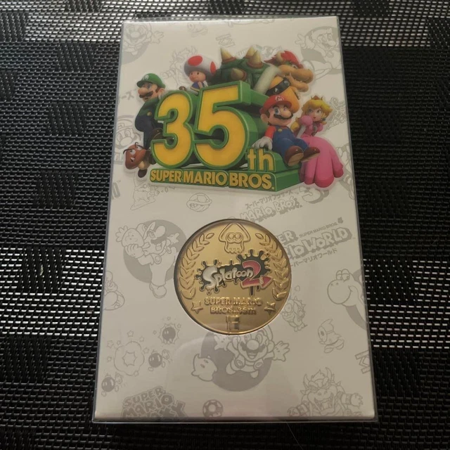 SPLATOON 2 SUPER Mario Bros. 35th Anniversary Premium Medal Unsealed Near Mint £469.29 - PicClick UK