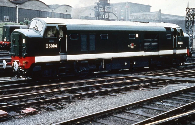 COLOUR RAIL SLIDE, DE1718, BR, Class 23, D5904, Kings Cross, 1961 £1.15 ...