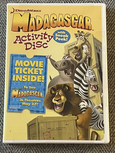MADAGASCAR ACTIVITY DISC (Dreamworks) - DVD - Brand New Sealed $15.23 ...