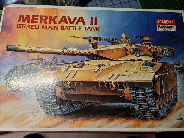 MERKAVA II...ACADEMY 1347...1:35...MAIN Battle Tank Panzer...+ 1 IDF ...