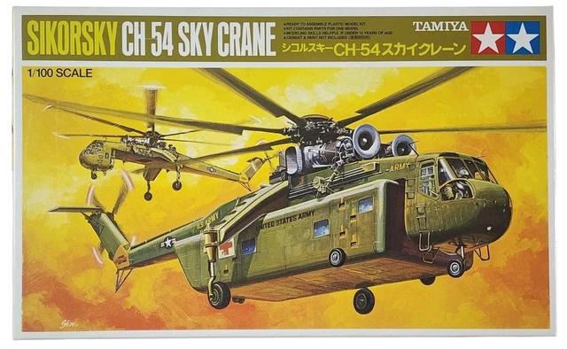 TAMIYA 1/100 SIKORSKY CH-54 Sky Crane Model Kit $55.00 - PicClick AU