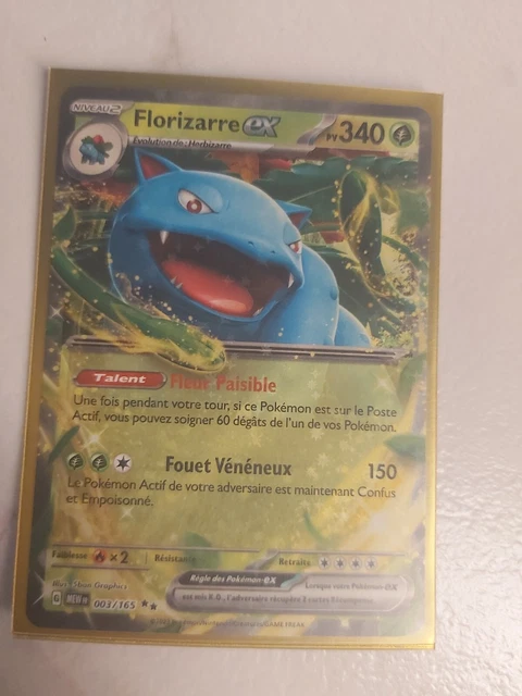 CARTE POKÉMON - Florizarre EX 003/165 - EV3.5 151 MEW - Neuf FR EUR 8 ...