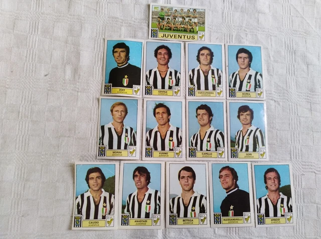 COMPLETARE ALBUM CALCIATORI PANINI 1975/76 FIGURINE JUVENTUS da ...