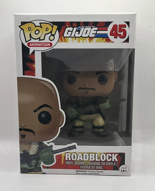 FUNKO POP! ANIMATION G.I. Joe Roadblock Bait Pre-release #45 NEW With ...
