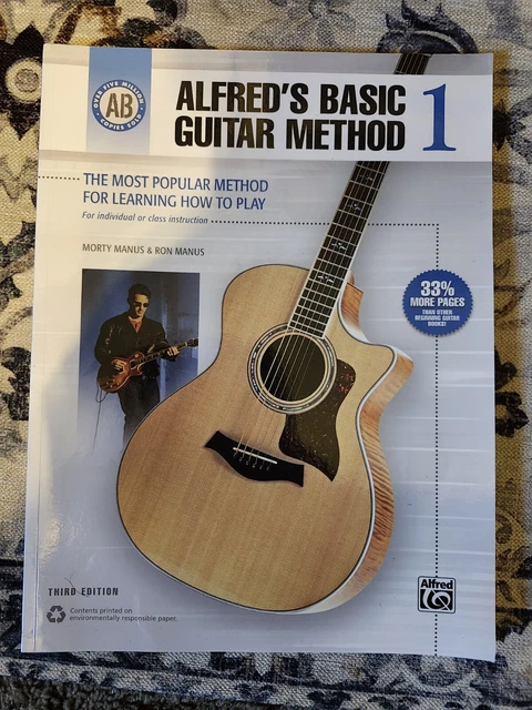 ALFRED BASIC GUITAR method book 1 Looks New! $5.00 - PicClick