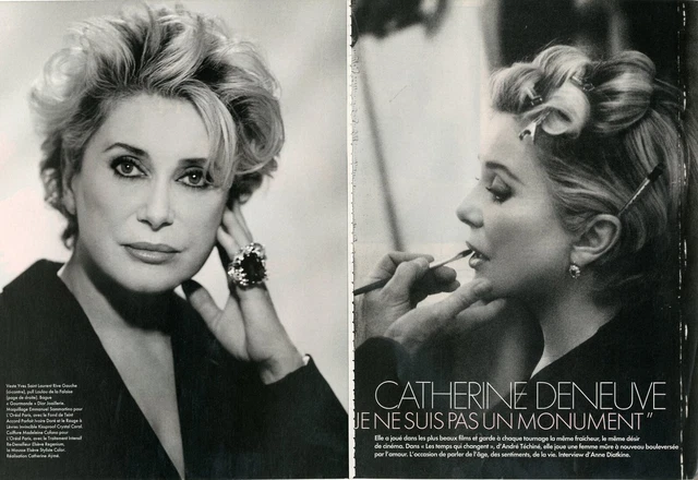 COUPURE DE PRESSE Clipping 9999 Catherine Deneuve (3 pages) EUR 5,00 - PicClick FR