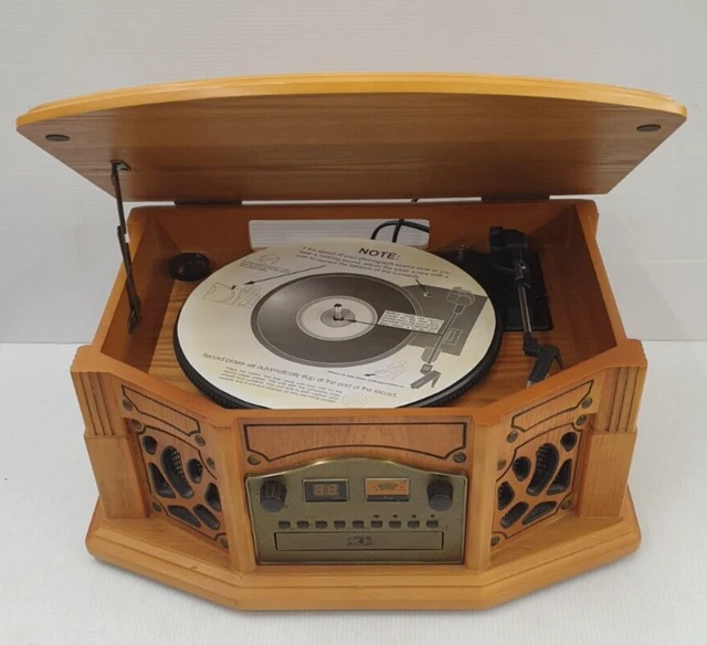 PHONOGRAPH GF665 GRAMOPHONE Stereo CD Tape Radio - Used Good Condition ...