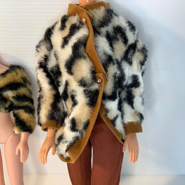 VINTAGE 1970 Maddie Mod Outfit #1716 Fun Fur Clone Barbie Doll NO DOLL ...