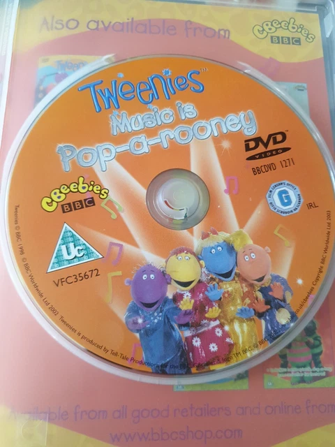 TWEENIES - MUSIC is Pop-A-Rooney (DVD, 2003) £10.00 - PicClick UK