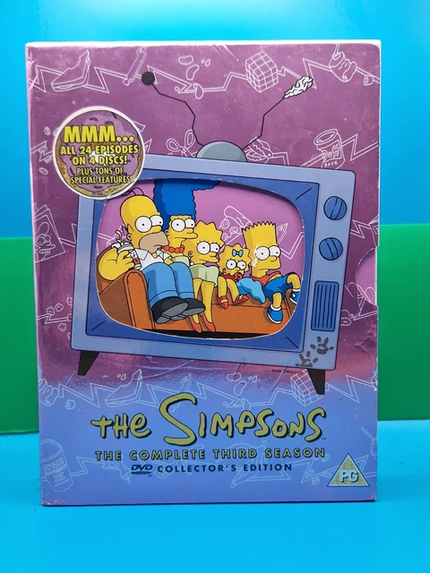 THE SIMPSONS - The Complete Third Season - DVD Box Set - Free Shipping ...