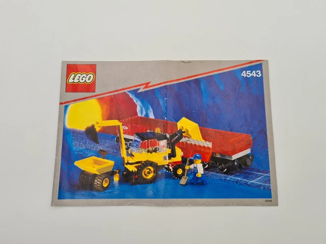 LEGO® TRAIN RAILWAY 4543 Instructions Cargo Waggon Carriage $12.05 ...